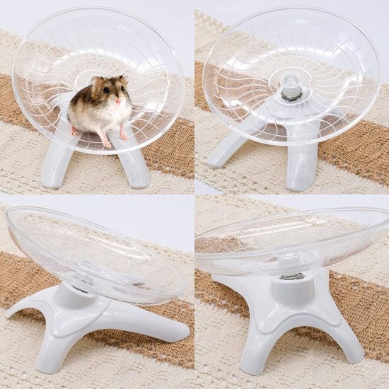 Balance Bike Hamster 18 cm Silent Flying Saucer Small Animal Made of Plastic Noiseless... | bol