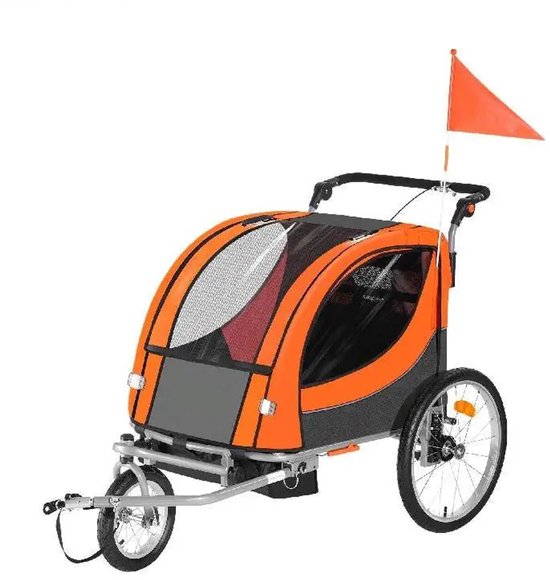 Fietsaanhanger - Fietskarren - Fietskar - voor Kinderen ...