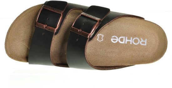 Rohde Moca Leder Slippers Tweeband maat 36 | bol