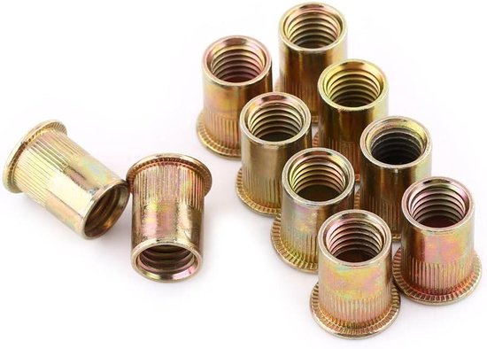 JGS Premium - Carbon Steel Rivet Nut Threaded Nut Insert voor ...