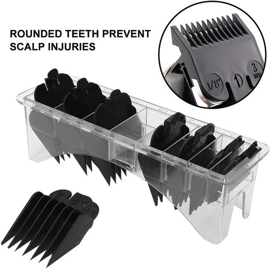JGS Premium - Professionele Haartrimmer Universele Trimmer Kam Set 8 ...