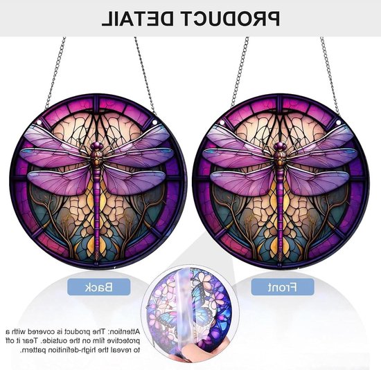 Zeynomax Zonnevanger Suncatcher met Libelle Design voor Raamdecoratie ...