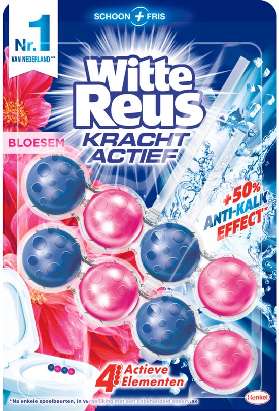 Witte Reus - Kracht Actief Toiletblok - Bloesem - 2 Toiletblokken ...