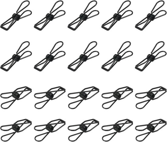 100 stuks paperclips - metalen holle clips - mini-bindmiddelen voor ...