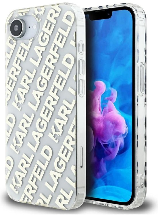 Karl Lagerfeld Case Iml Repeat Logo Voor Iphone 16E Ontwerp En ...