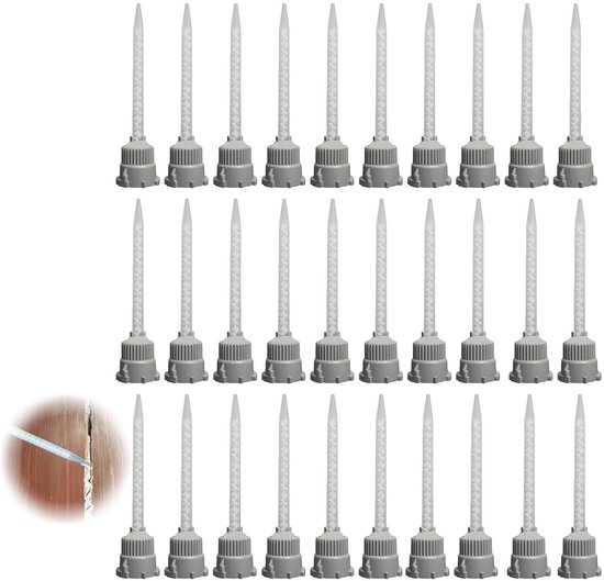 30pcs static mixer - 1:1 mixing points - plastic adhesive - mixing tube ...