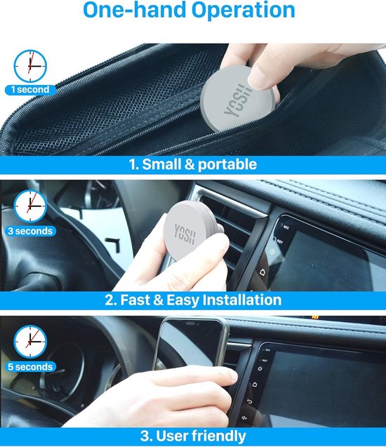 Magnetische Telefoonhouder Auto Ventilatie - Universele Mobiele ...