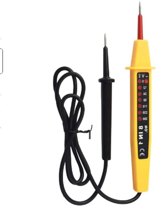 EXCITAT Spanningszoeker - 8-in-1 Test Pen - Spanningstester ...