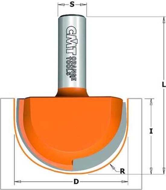 CMT - Bolle radiusfrees, HW - Snijgereedschappen | bol