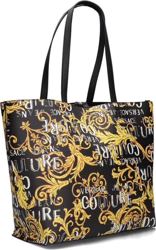 Versace Jeans Reversible Shopper Sketch 1 Shoppers Dames - Zwart - Maat ...