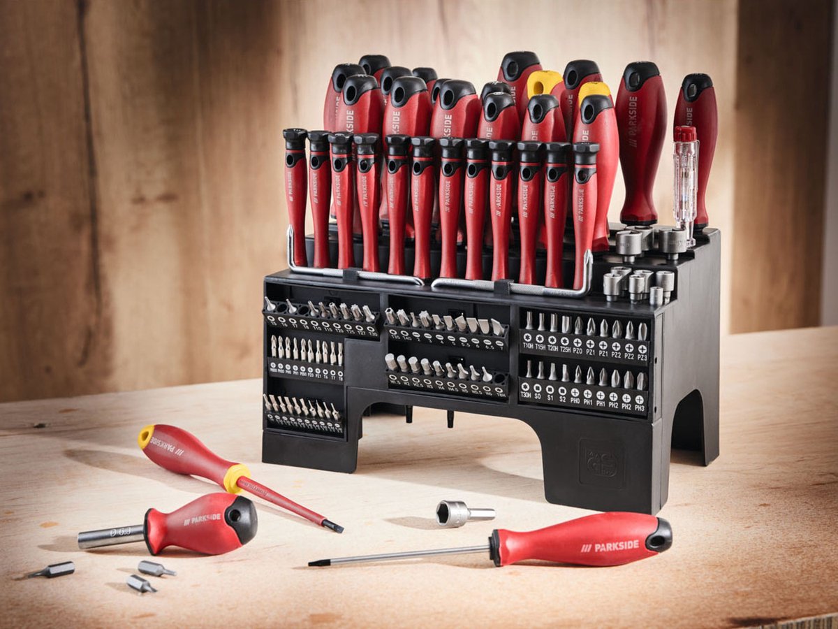 Parkside Schroevendraaier en Bitset XXL - Set: 116 delig - Kenmerk ...