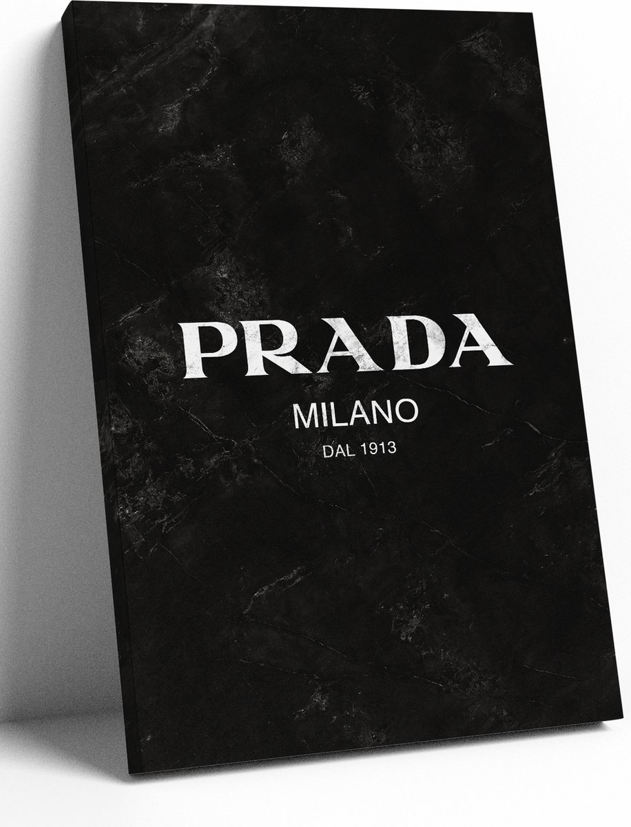 Luxe Canvas Schilderij Prada | 50 x 70 cm | Prada | Poster | Print ...