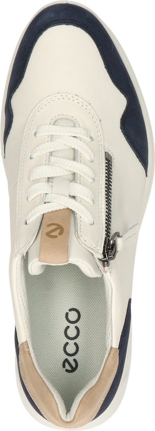 Ecco Flexure Runner Sneakers wit Leer - Dames - Maat 39 | bol.com
