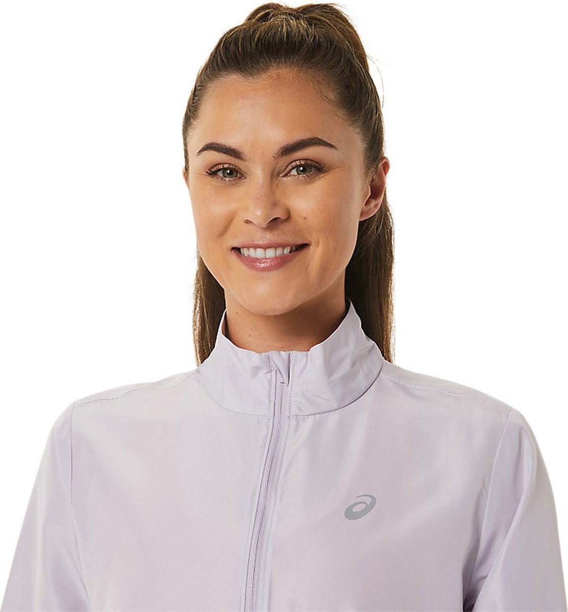 Asics Core Jacket Sportjack Dames Lichtpaars Maat M | bol.com