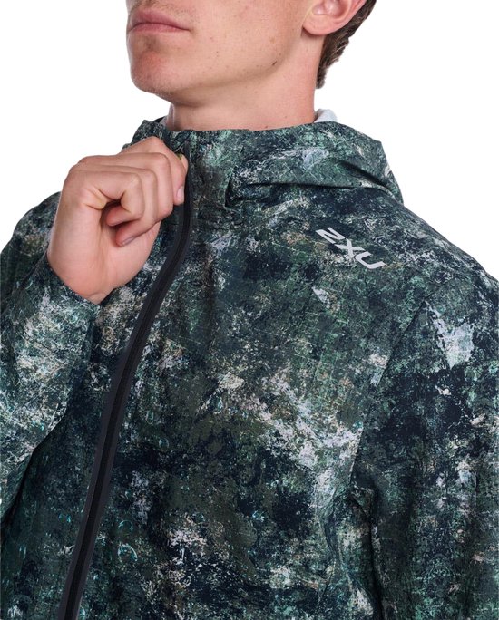 2XU Aero Jacket Hardloopjas Waterafstotend dankzij milieuvriendelijke ...