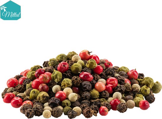 Mittal - 4 seizoenen peperkorrels - 300 gram - Vier Seizoenen Peper ...