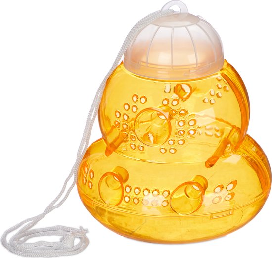 Relaxdays wespenval - set van 4 - wespenvanger tuin - zonder lokmiddel ...