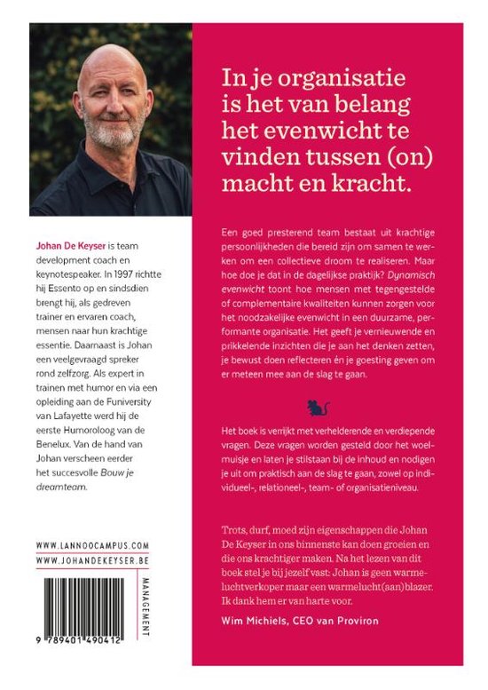 Dynamisch evenwicht | 9789401490412 | Johan de Keyser | Boeken | bol