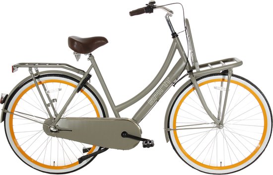 Spirit Transportfiets Cargo N3 Damesfiets 3 versnellingen Taupe 57 cm | bol