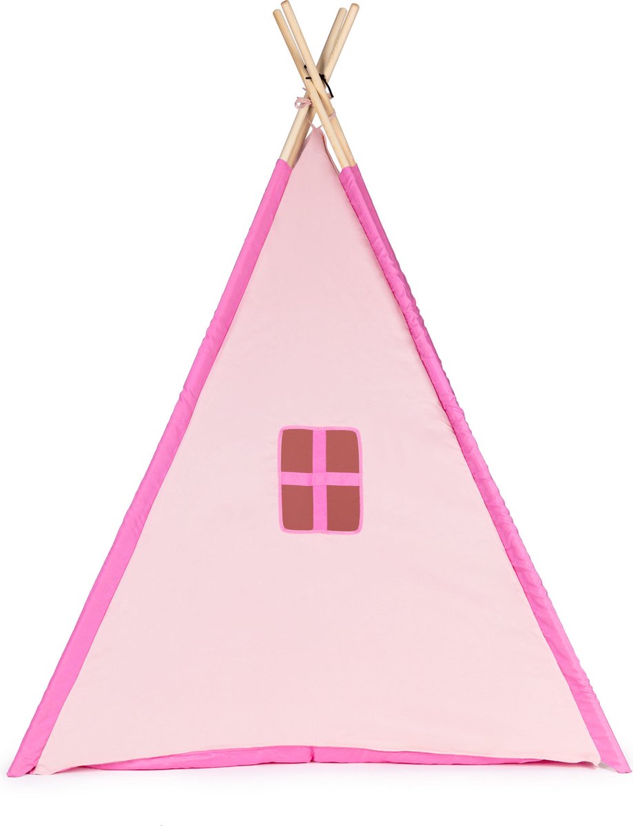 Tipi tent - kind - 120x120x150cm - roze | bol