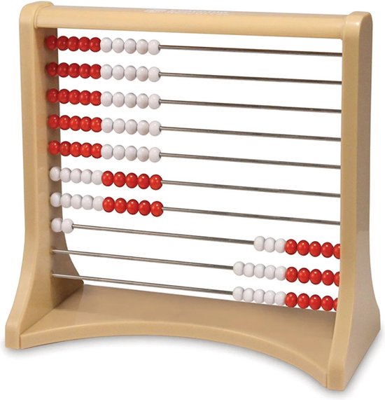 Rekenrek - 100 kralen (10 rijen) | bol