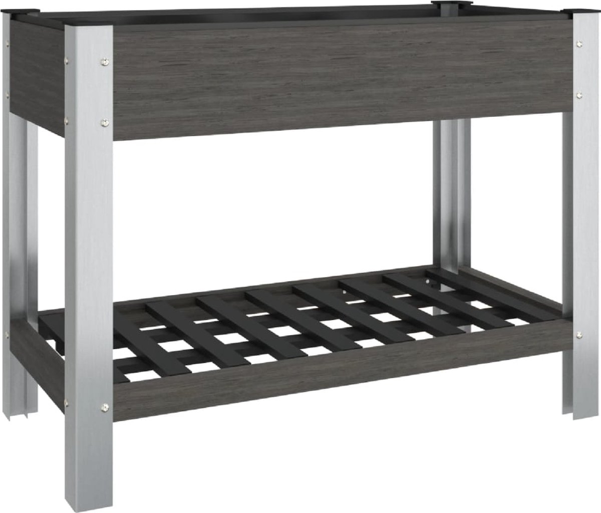 vidaXL Jardinière surélevée avec étagère HKC 100 x 50 x 75 cm | bol.com