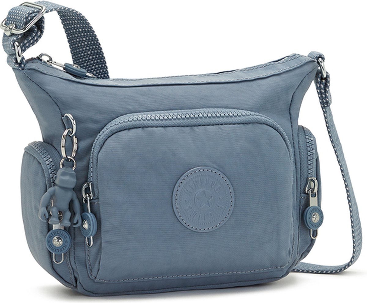 Kipling Gabbie Mini Schoudertas Brush Blue | bol.com