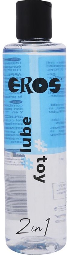 Eros 2-in-1 lube en toy Glijmiddel op Waterbasis - 250 ml | bol