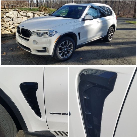 Zijscherm Canard Trim Wing Spoiler Vent Passend Voor Bmw X5 F15 2014 ...
