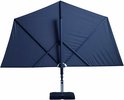 Madison - Parasol Sun Wave - 270 x 150 - Rood | bol