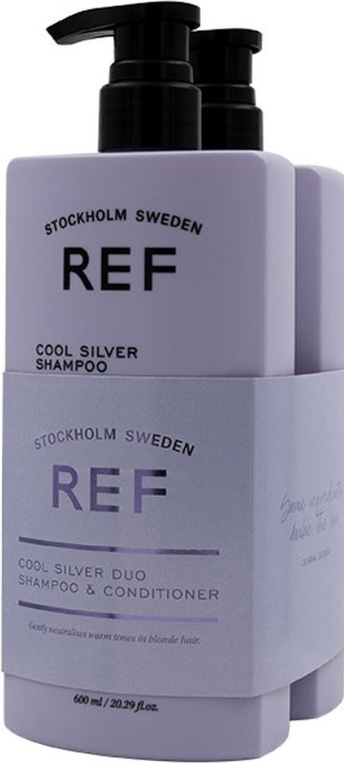 REF Stockholm - Cool Silver Duo Verpakking - 600ml + 600ml - Zilver ...