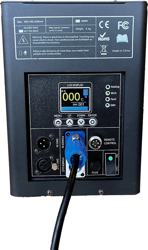 Avilexx Sparkular SET - 2x 600w spark machine - incl. flightcase ...