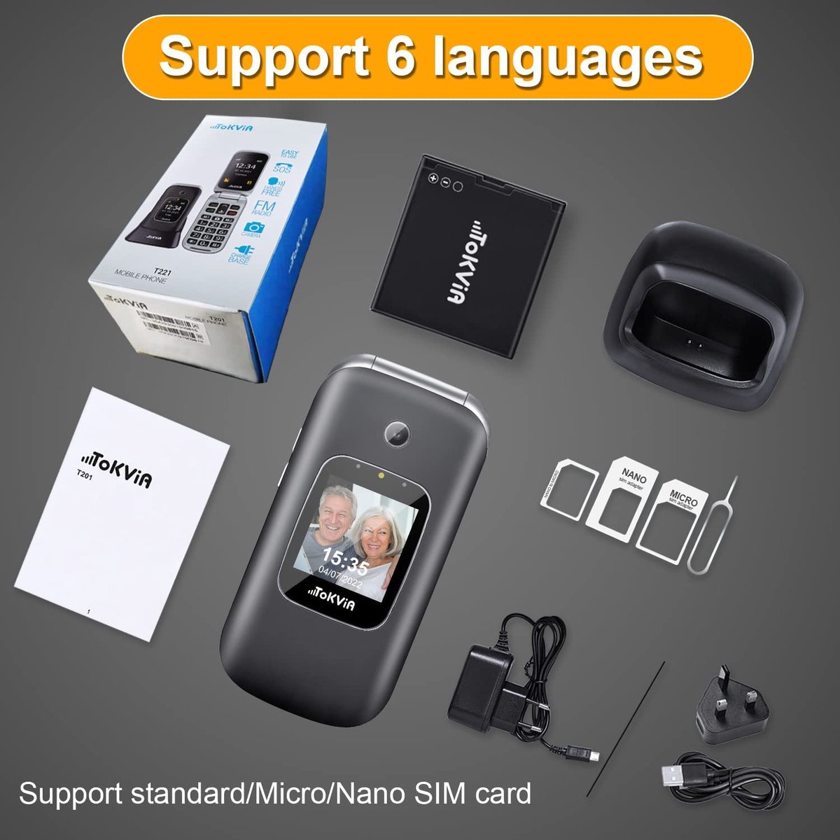 Senioren Telefoon Grote Toetsen - Senioren GSM - Klaptelefoon Simlock ...