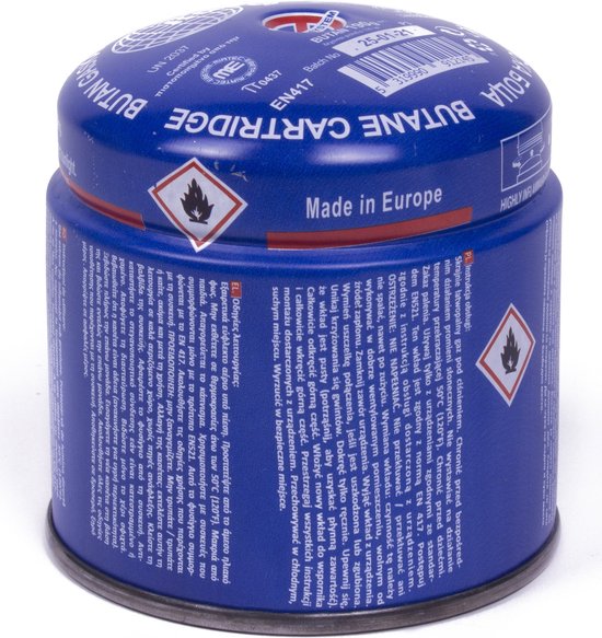 Gasbrander/soldeerbrander - verstelbaar - blauw - incl. 2x gas ...