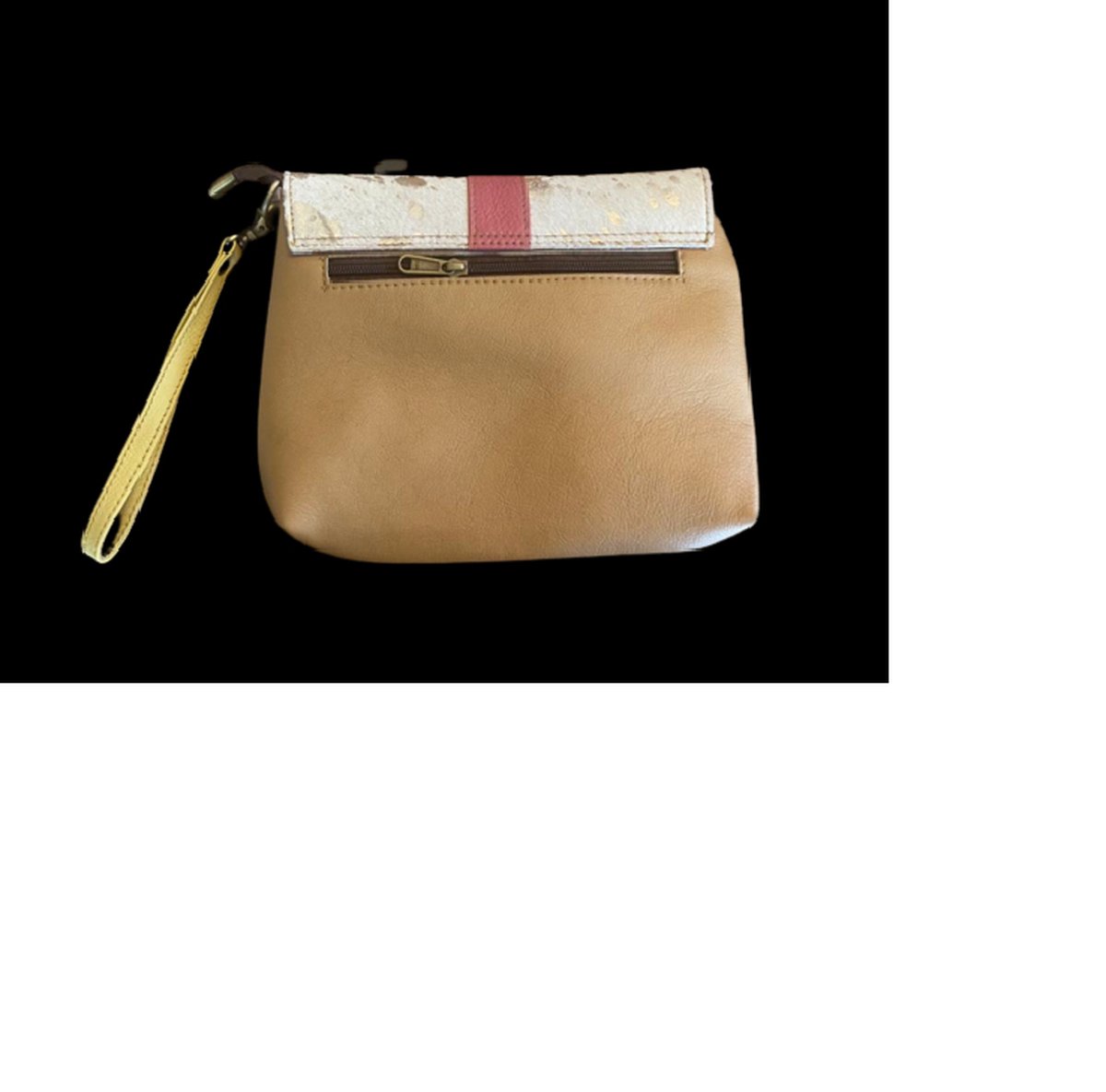 TrendSisters - Clutch Bag gemaakt van leftovers - hand made - echt leer ...