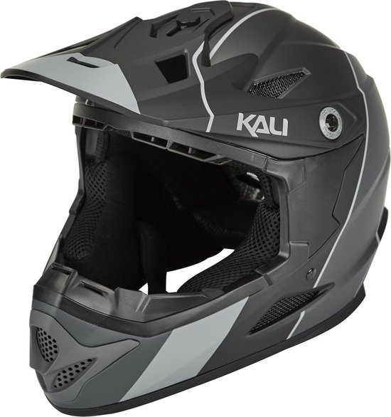 Kali Zoka Stripe Helm, zwart/grijs | bol.com