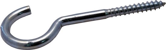 Zware Schroefhaak verzinkt HD 6 x 85/120mm | bol.com