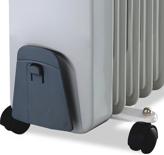 Trebs 99405 - Olieradiator - 2000W - Verstelbare Thermostaat - Wit ...