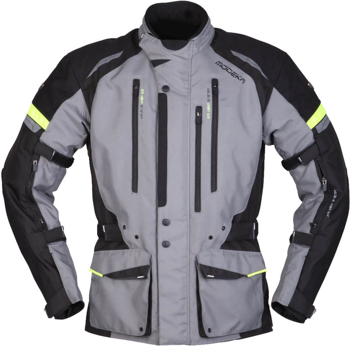 Modeka Jacket Striker II Dark Grey Black - Maat M | bol.com