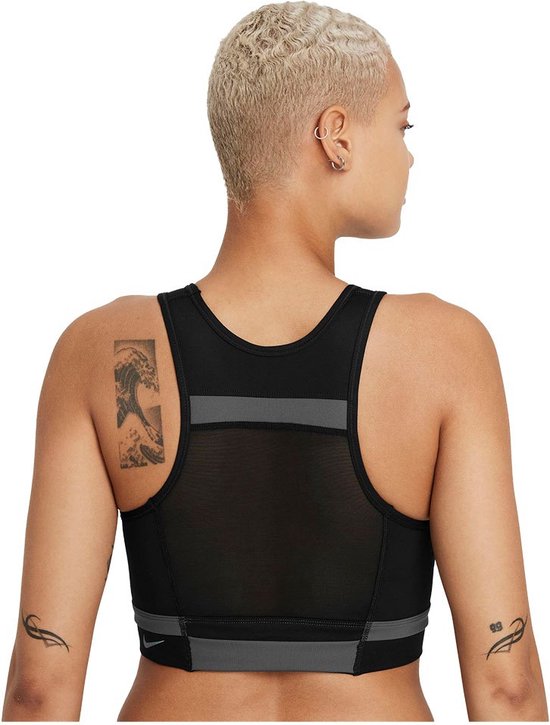 NIKE Dri Fit Swoosh Run Division Sportbeha Met Medium Ondersteuning ...