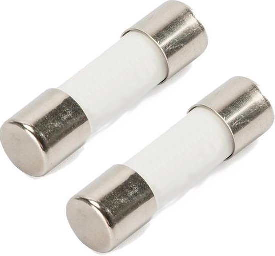 Keramische Zekering 1A/500V - 10x38mm F1A (Snel) - per 2 stuks | bol