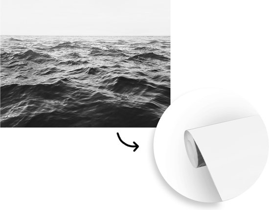 Zee - Water - Natuur - Zwart wit - Behangpapier | bol