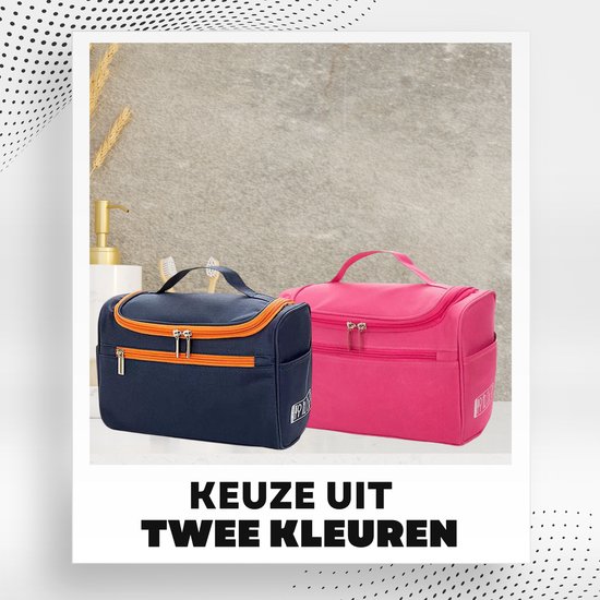 Pazzo Goods Toilettas Riga – Toilettas Dames – Toilettassen – Ophangbaar – Waterdicht... | bol