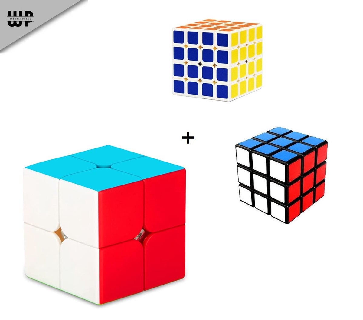 Wonderprice - Cube Puzzel cubes - Set 3 stuks Stressbestendig - Giftset ...