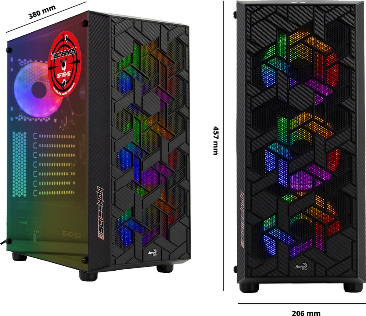 ScreenON - Game PC - Intel Core i3 - 512GB SSD - 16GB RAM - Geforce GTX ...