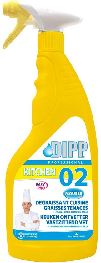 Dipp Professional Keuken ontvetter vastzittend vet mousse - Fles 750 ml ...