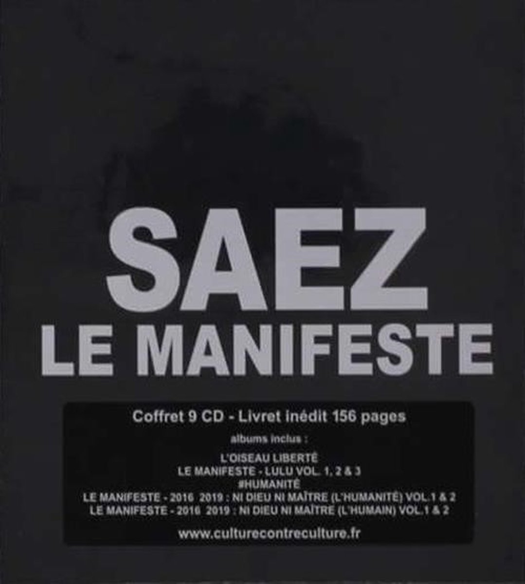 Saez - Le Manifeste (CD), Saez | Muziek | bol
