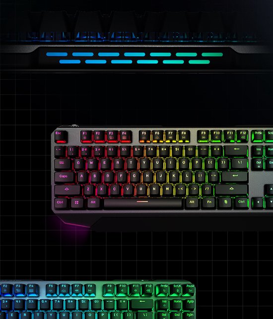Symbaya - Mechanisch Gaming Keyboard - Draadloos -RGB Led Gaming ...