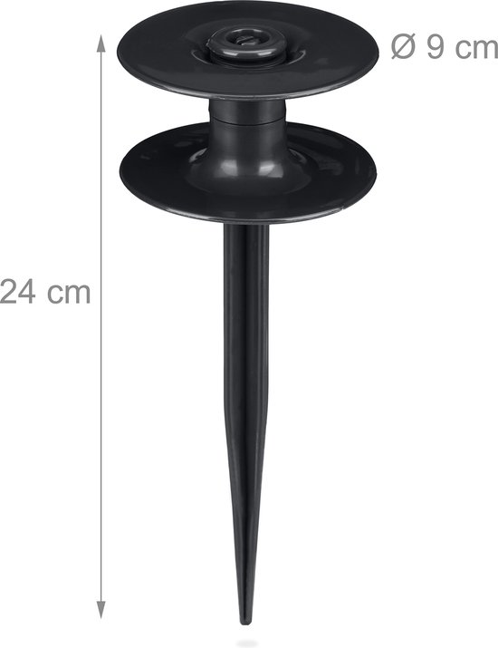 Relaxdays tuinslang geleider - set van 6 - slang geleiding - 24x9 cm ...