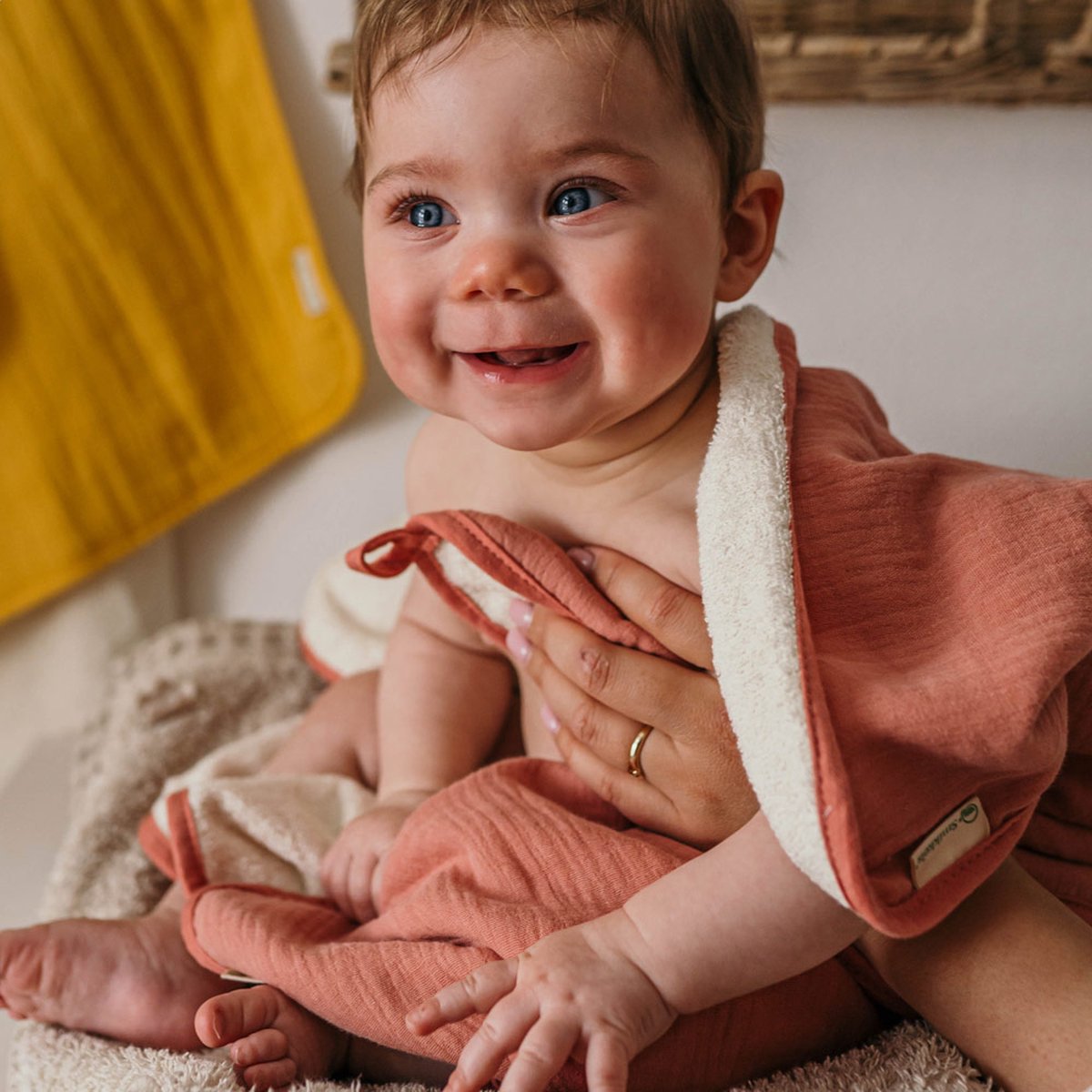 Smikkels - Katoenen hydrofiele babydoeken (set) - Roze - Dikke zachte ...